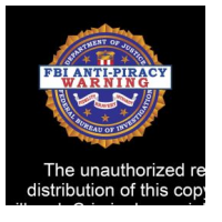 Fbi Anti Piracy Warning Screen